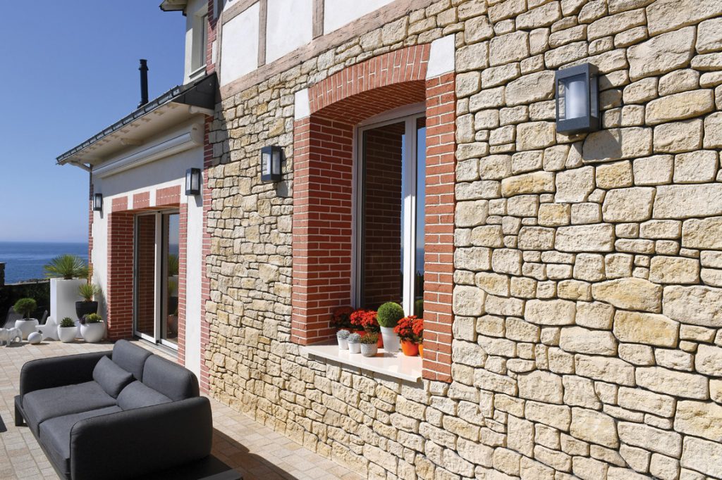 Enduit en Decopierre à Reims (51) - Habitat & Traditions